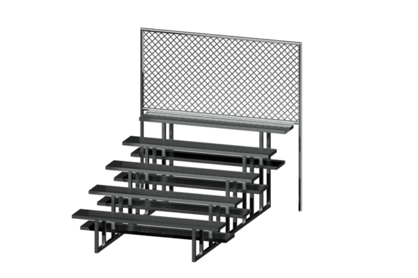 Gradas 5 Asientos y 4 Descansa Pies - Productos Jumbo